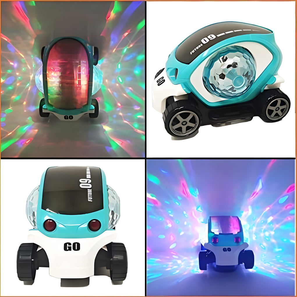 Future Stunt Car Toy with Music Lights for Kids | Keenbey